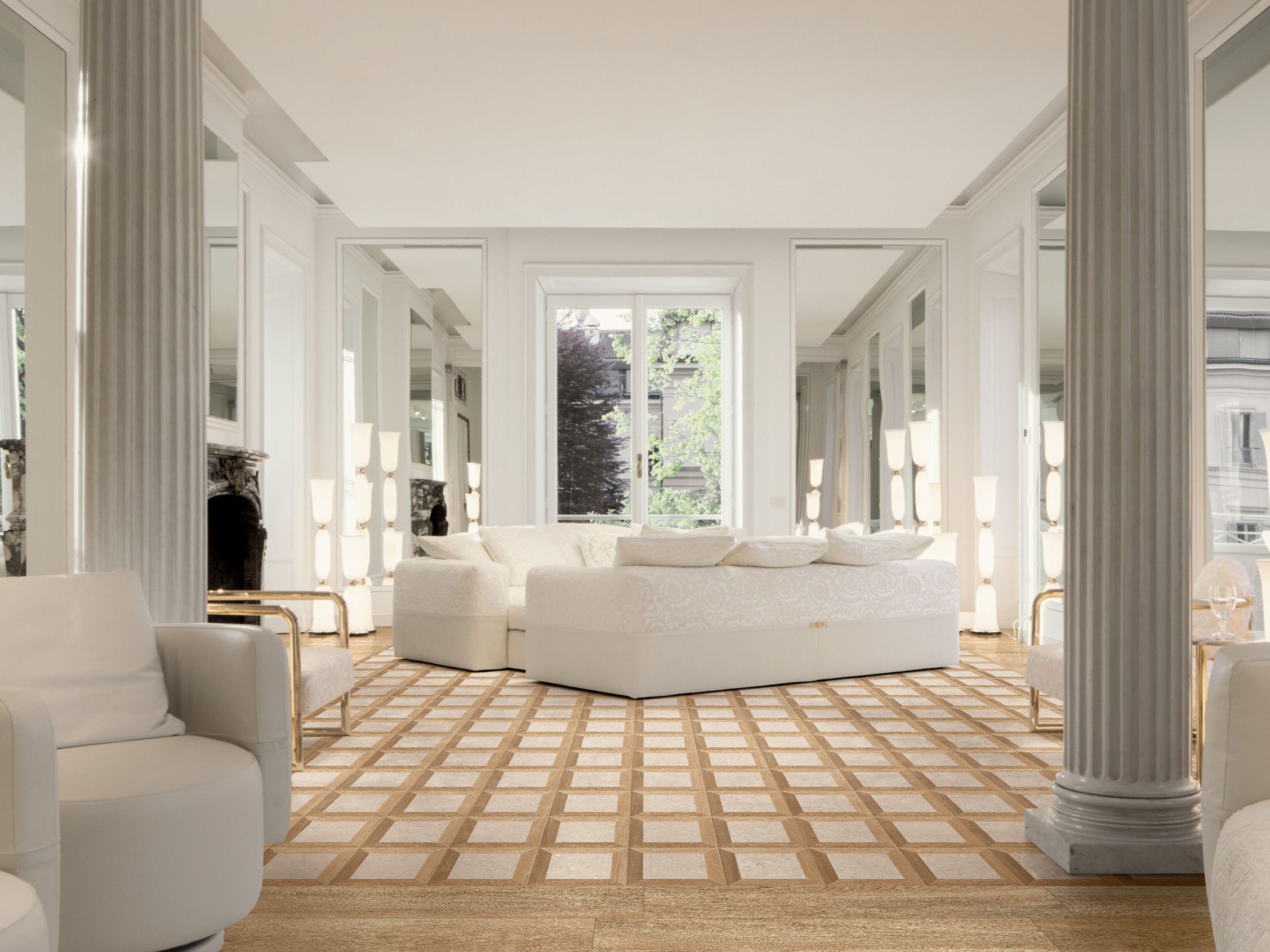 The new Versace Ceramics coverings at Cersaie 2024