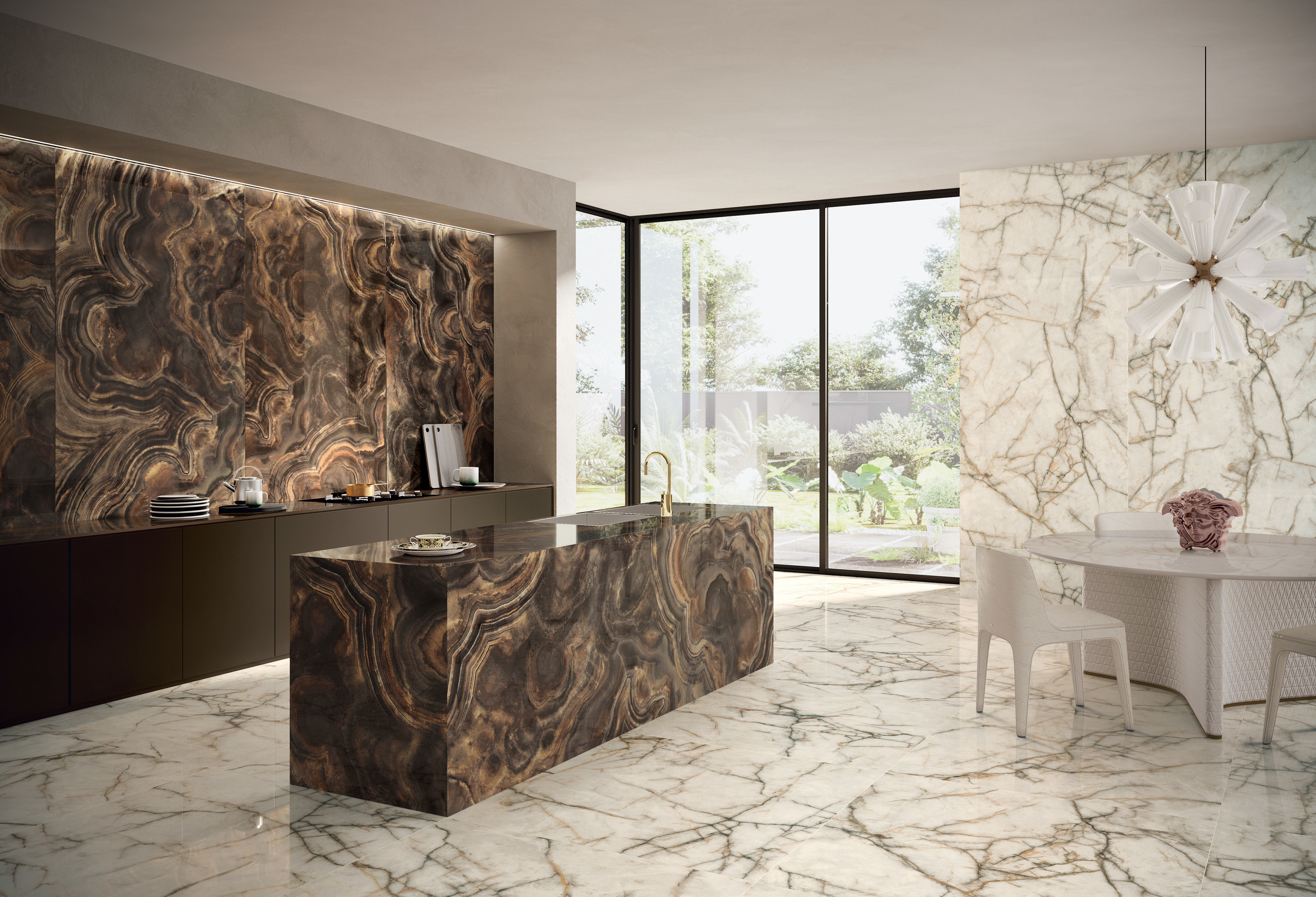 The new Versace Ceramics coverings at Cersaie 2024