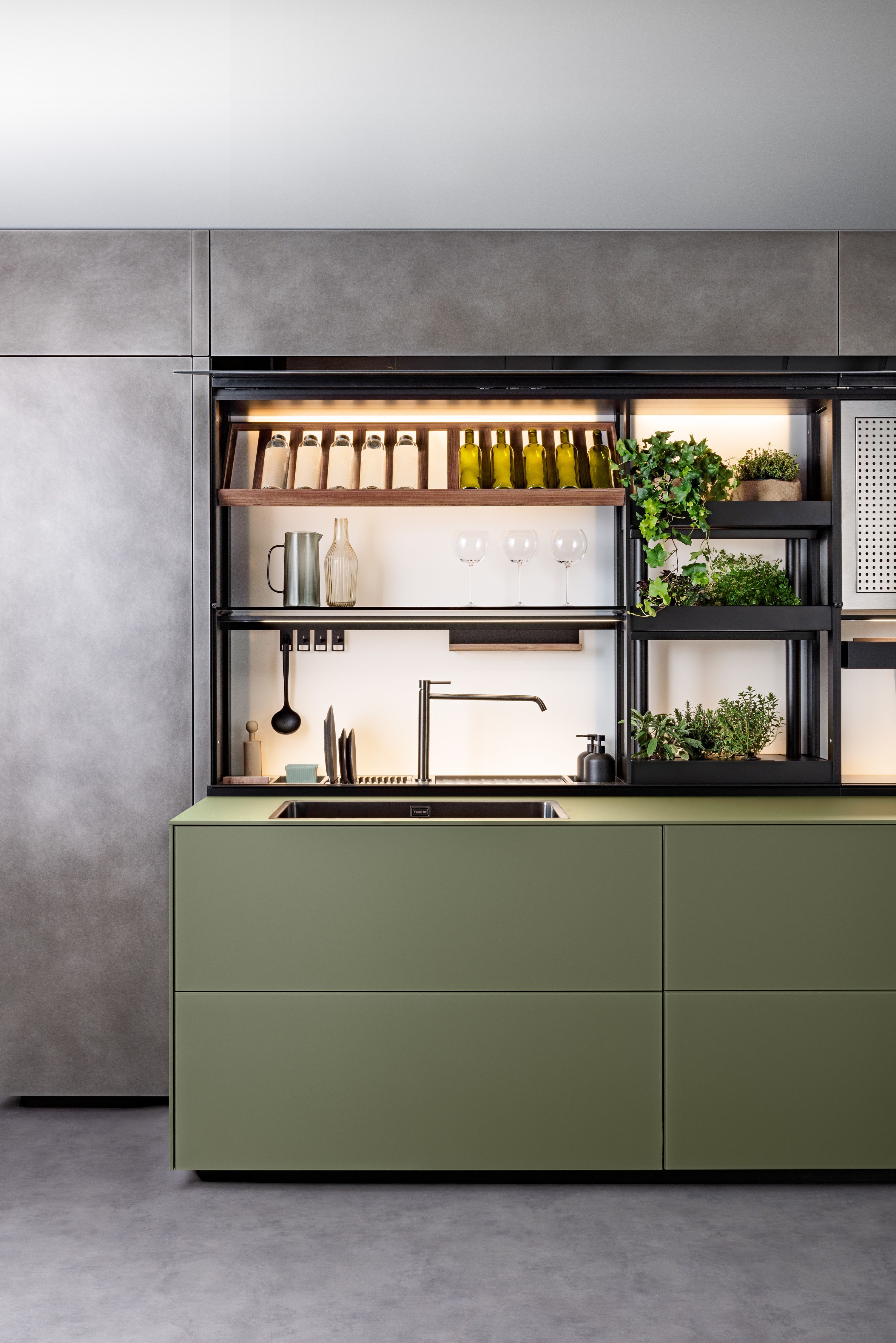 The restyling of the NEW LOGICA kitchen by Valcucine