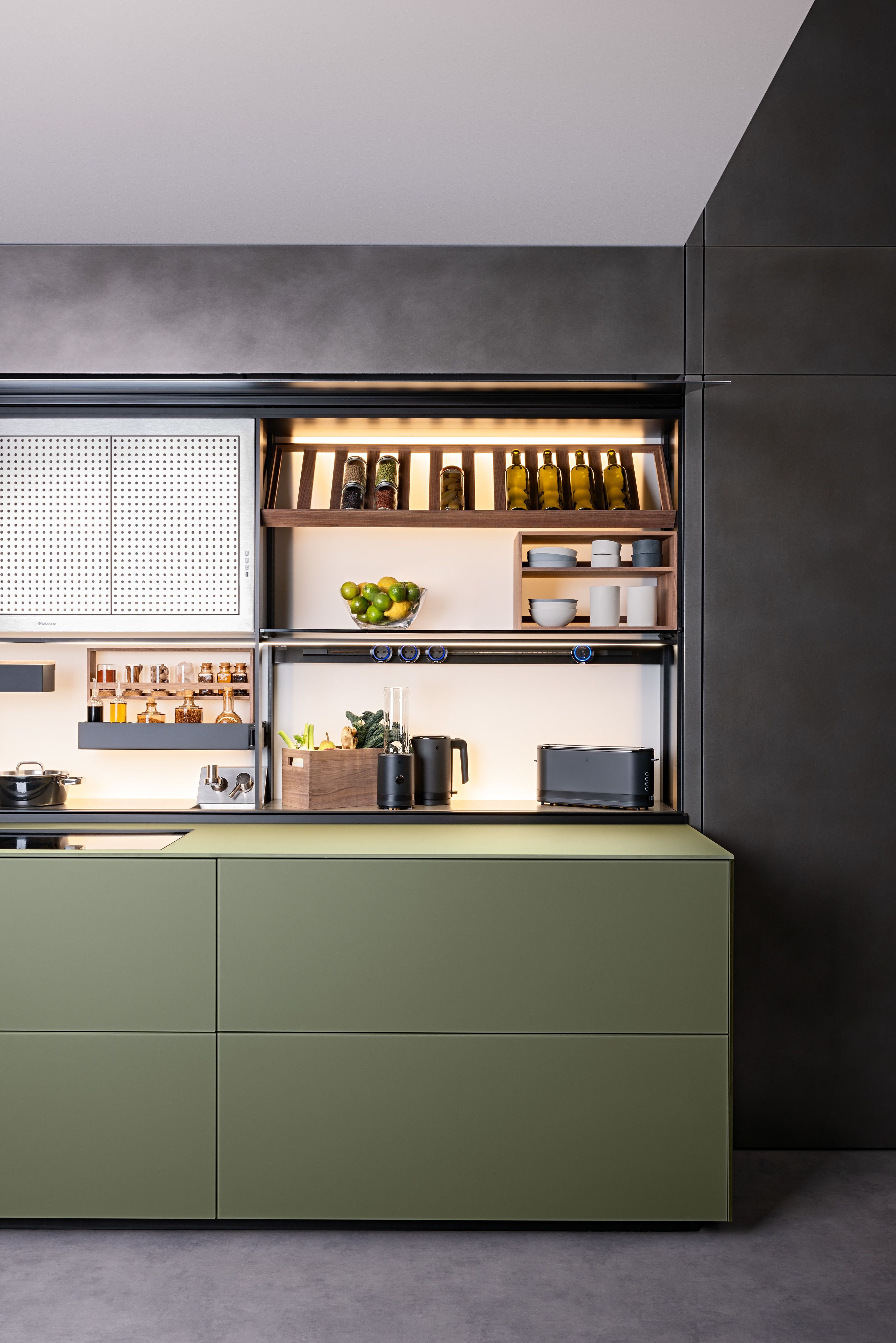 The restyling of the NEW LOGICA kitchen by Valcucine