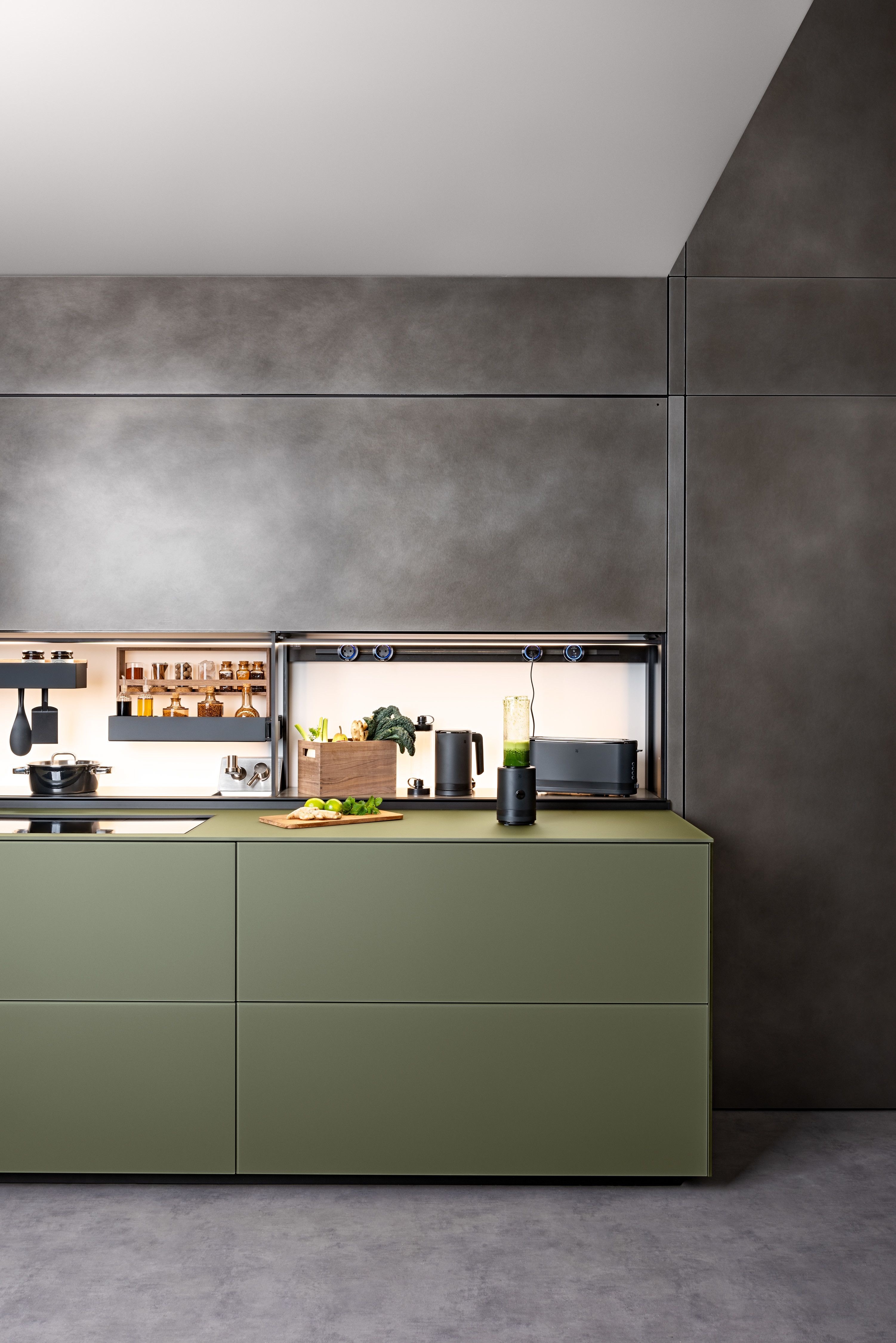 The restyling of the NEW LOGICA kitchen by Valcucine