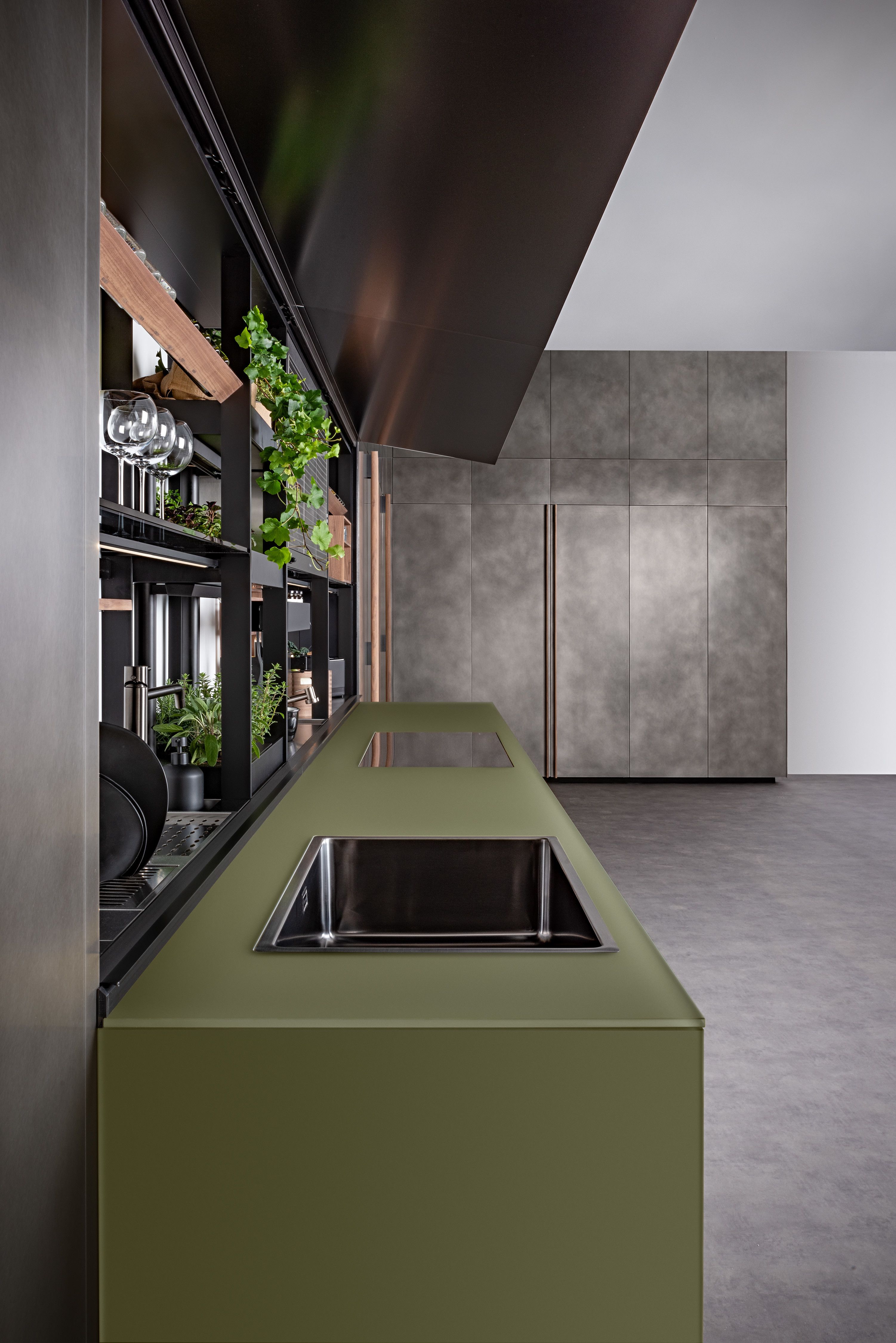 The restyling of the NEW LOGICA kitchen by Valcucine
