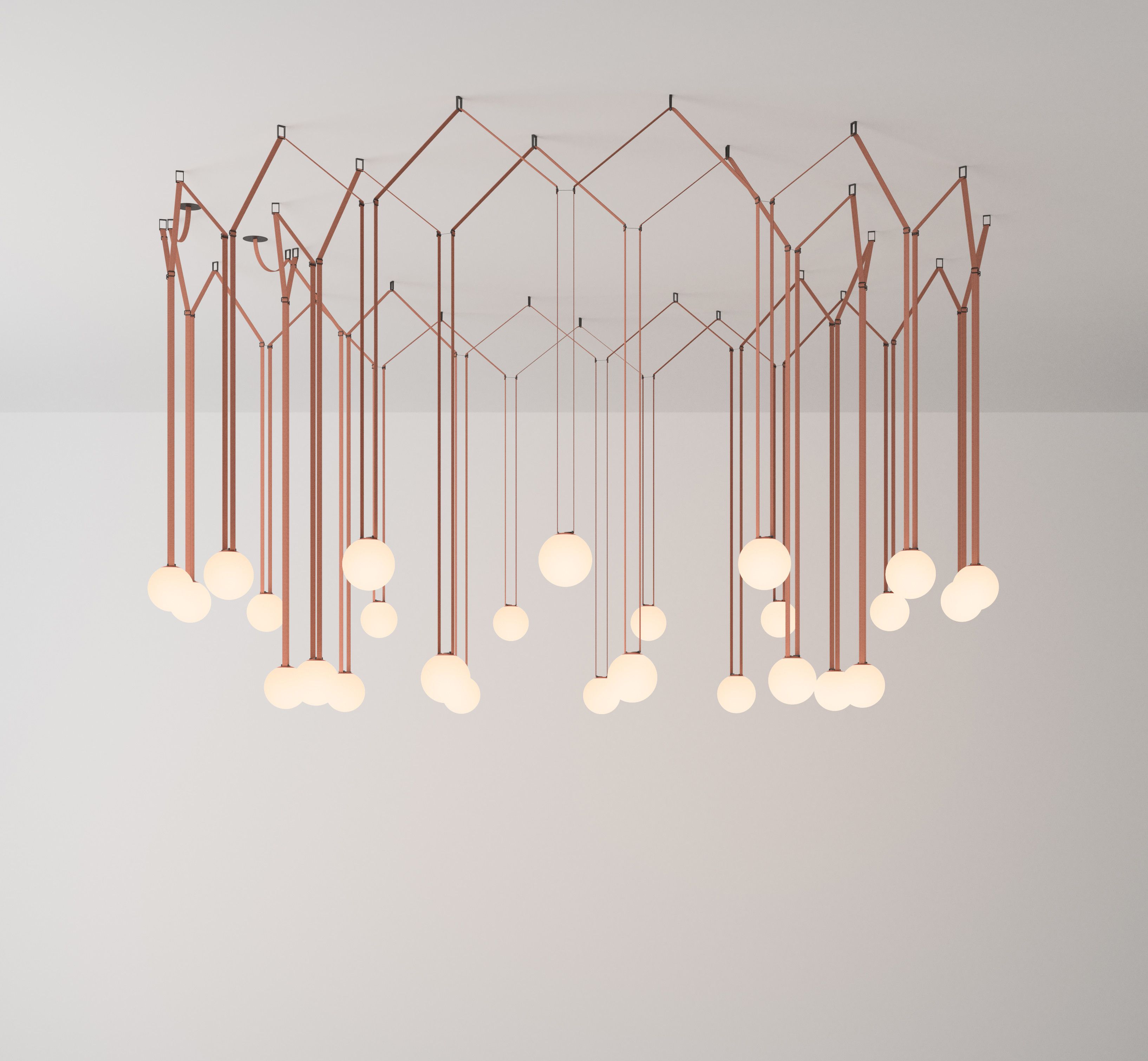 Plusminus pendant lighting system by Vibia and Stefan Diez