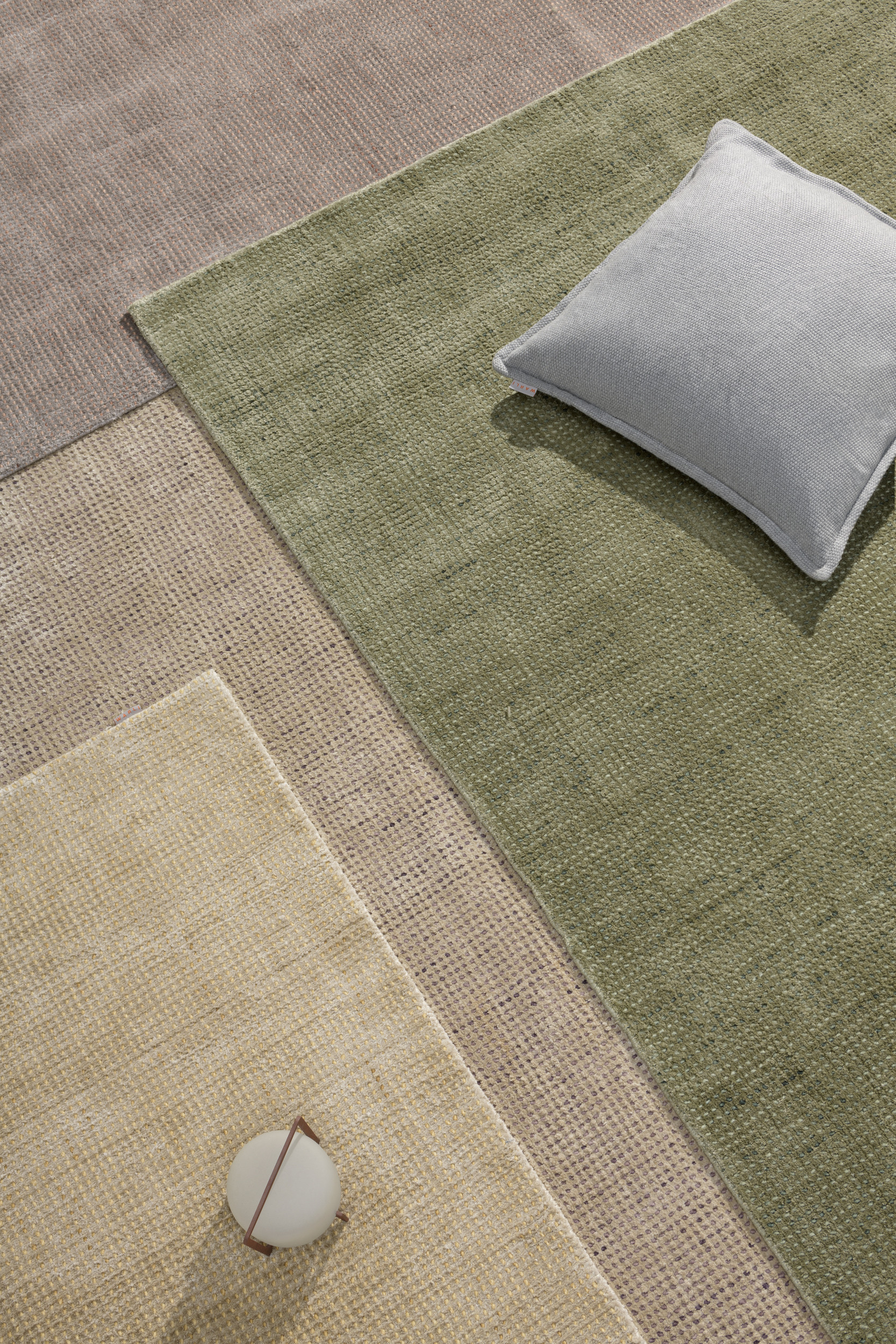 Warli custom carpets, lamps, coffee tables and accessories at Orgatec 2024