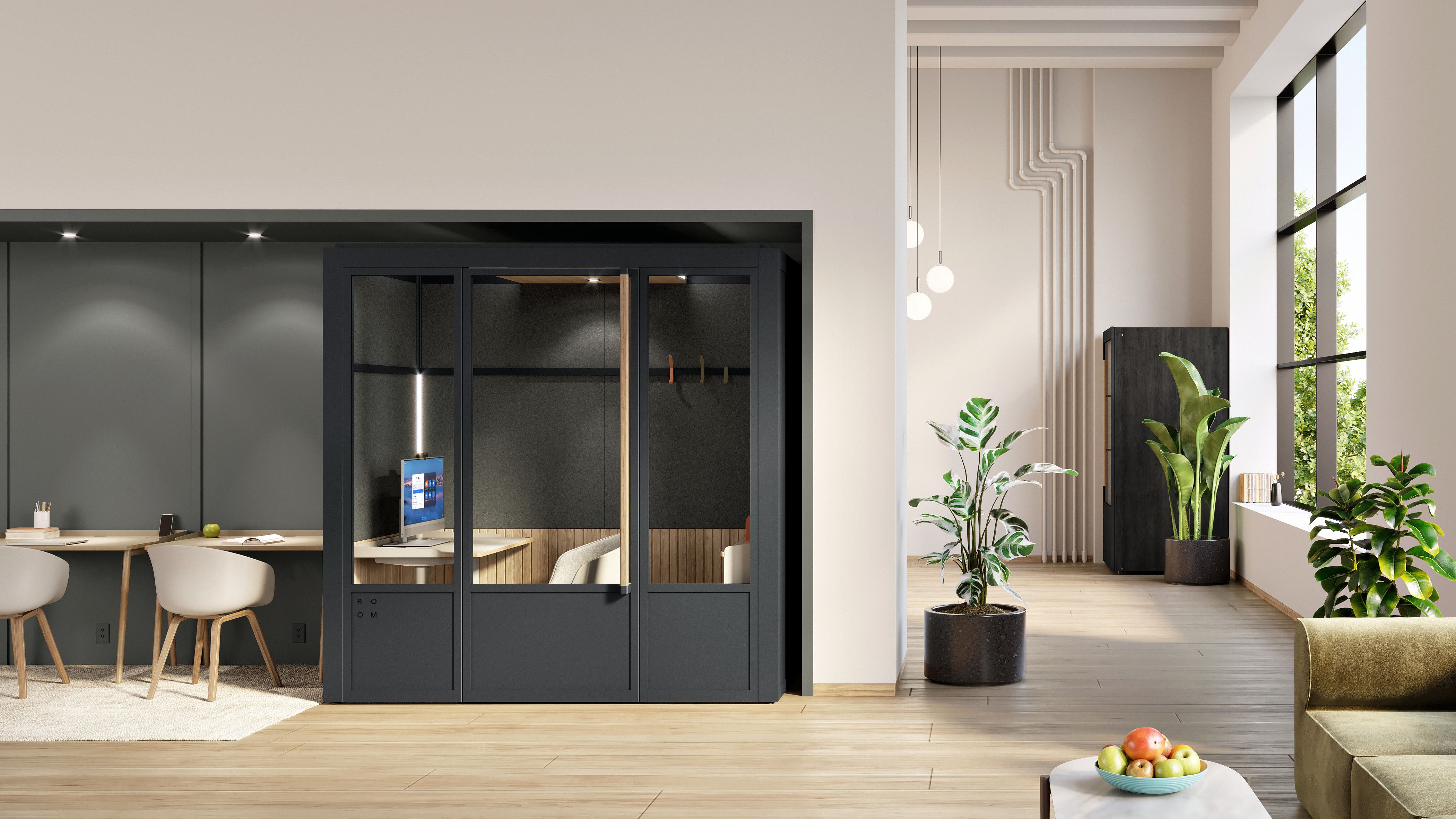 Flexible workspaces by Room