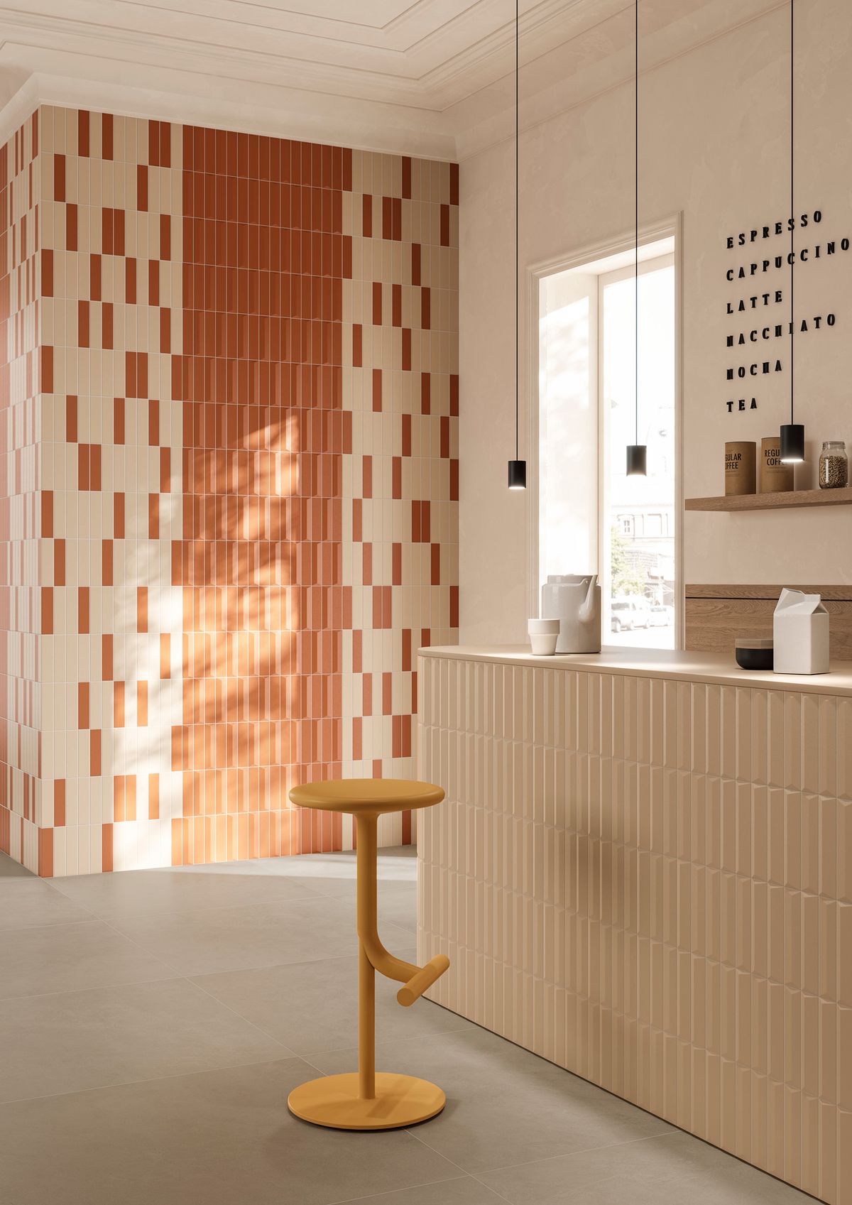 The new Beat ceramic tile by Eccentrico