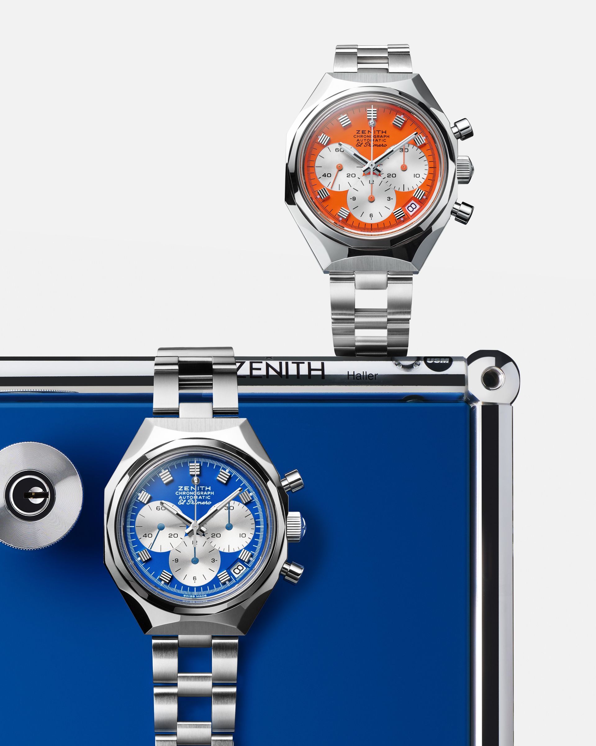 The ZENITH and USM Modular Furniture Capsule Collection of watches