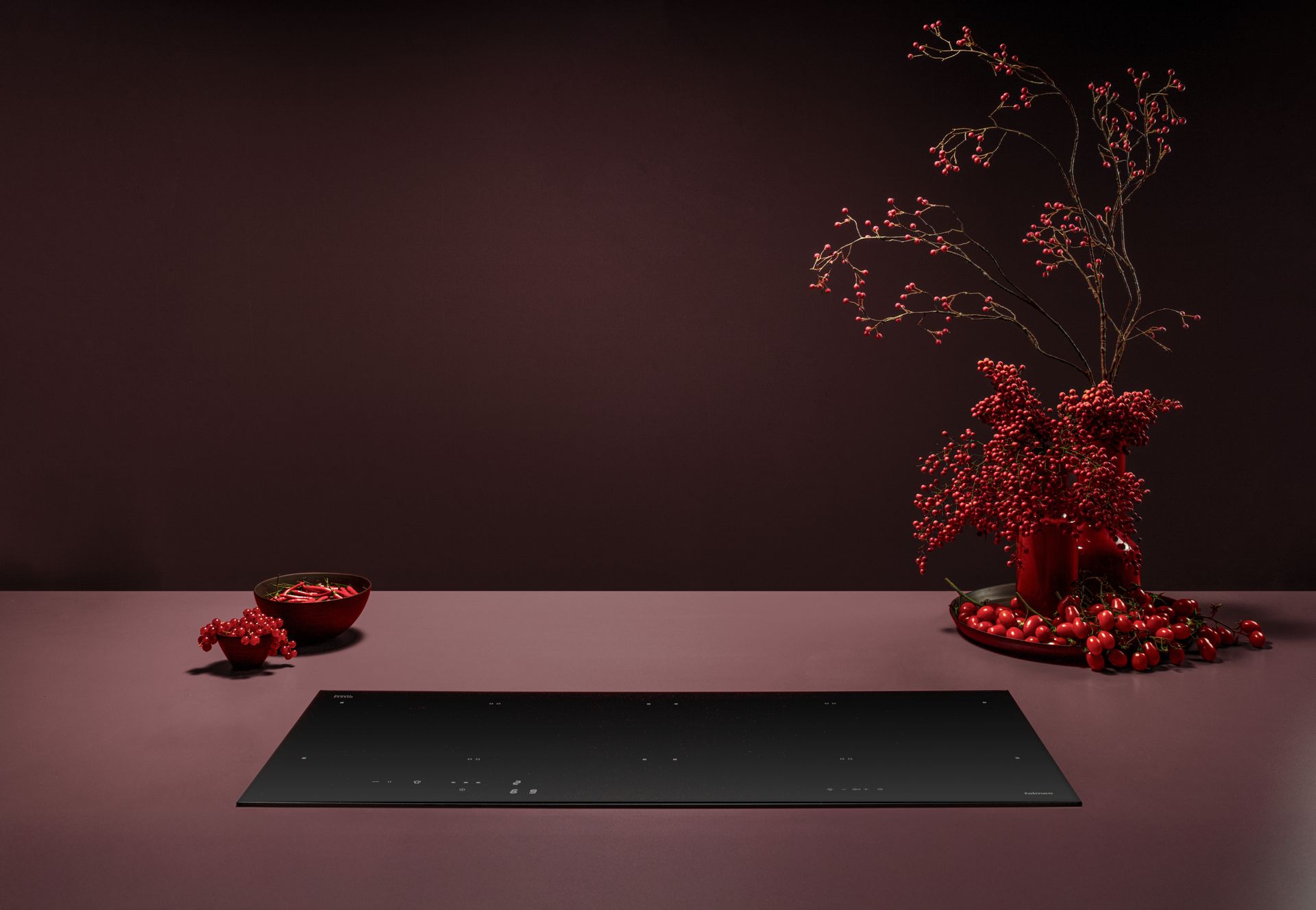 New matt black finish for Falmec induction hobs