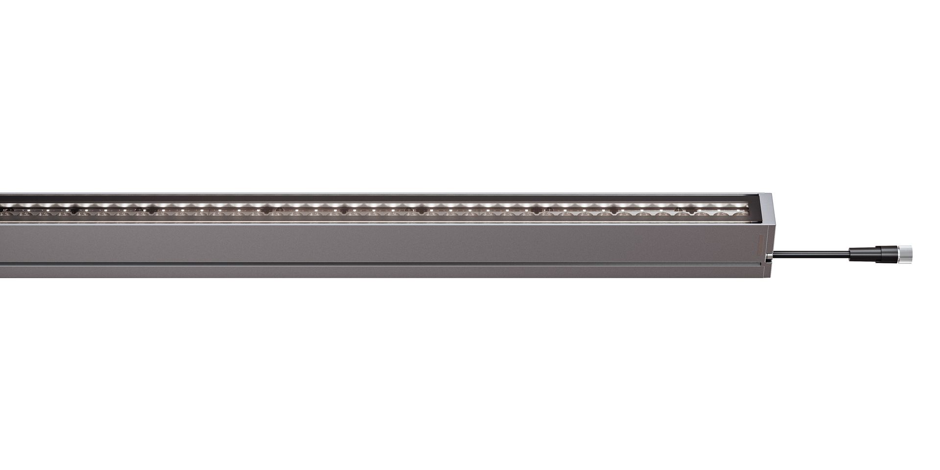 The linear lighting profile Linealuce by iGuzzini for outdoor space