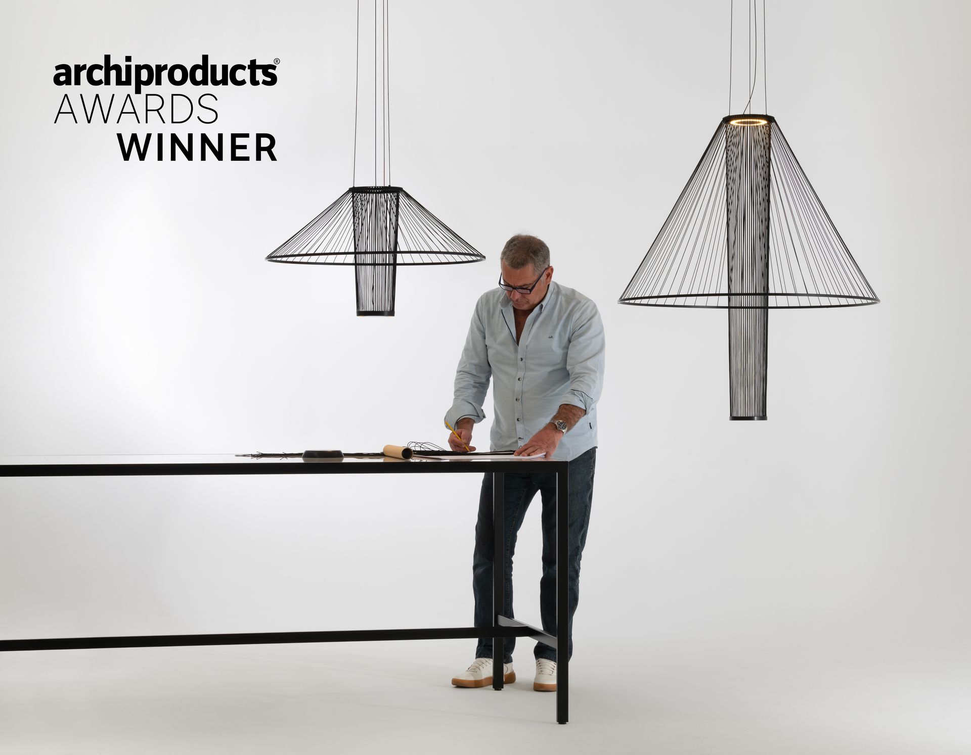 MEDUSA lamp by Olé Lighting made of cors in recycled polyester
