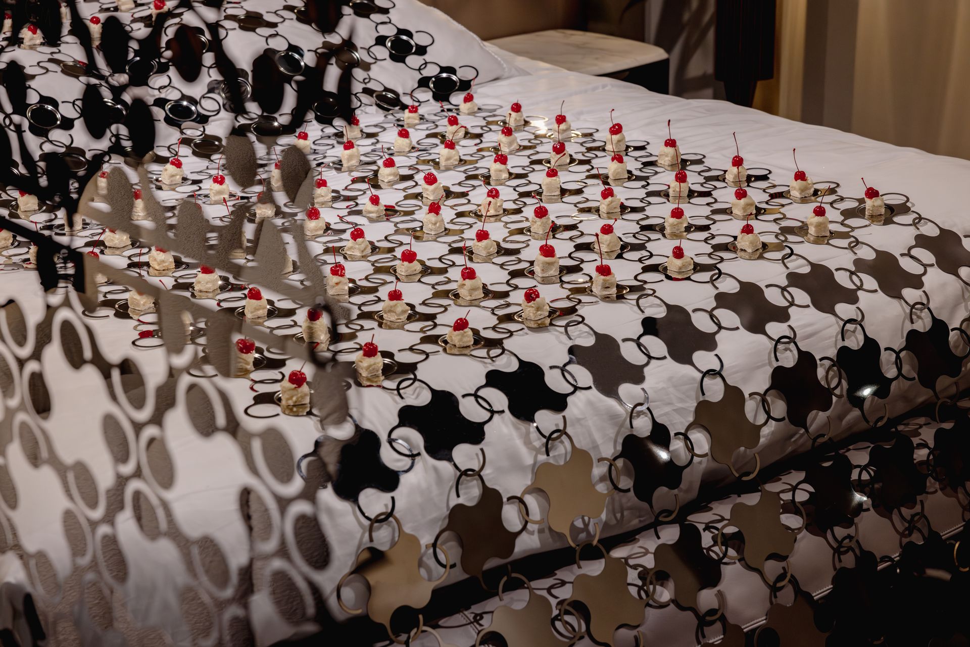 The installation Unexpected Roots by Natuzzi Italia in Miami