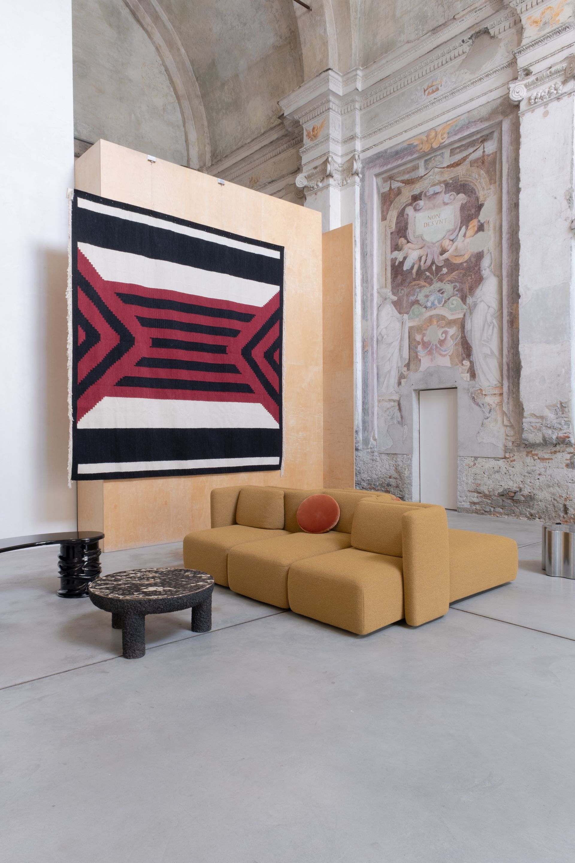 Saba furniture at the Nomad Lobby in the Lake Como Design Festival 2025