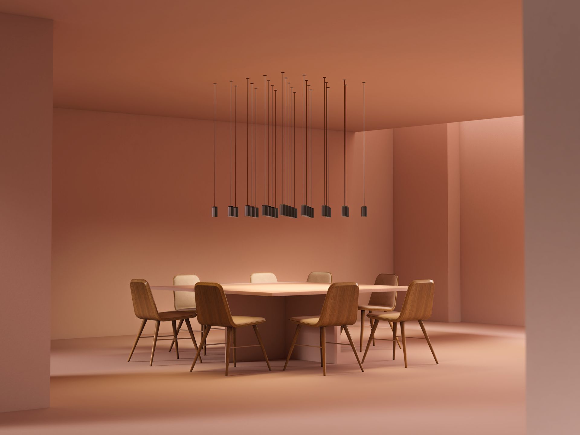 The new installation and connection system for Vibia pendant lamps