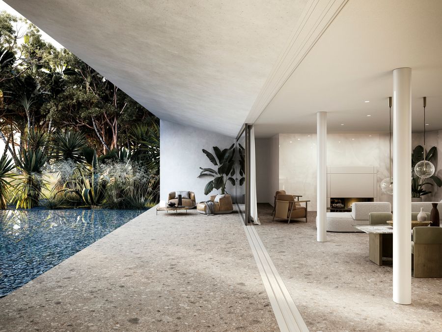 Orobica porcelain stoneware coverings by Ceramiche Refin