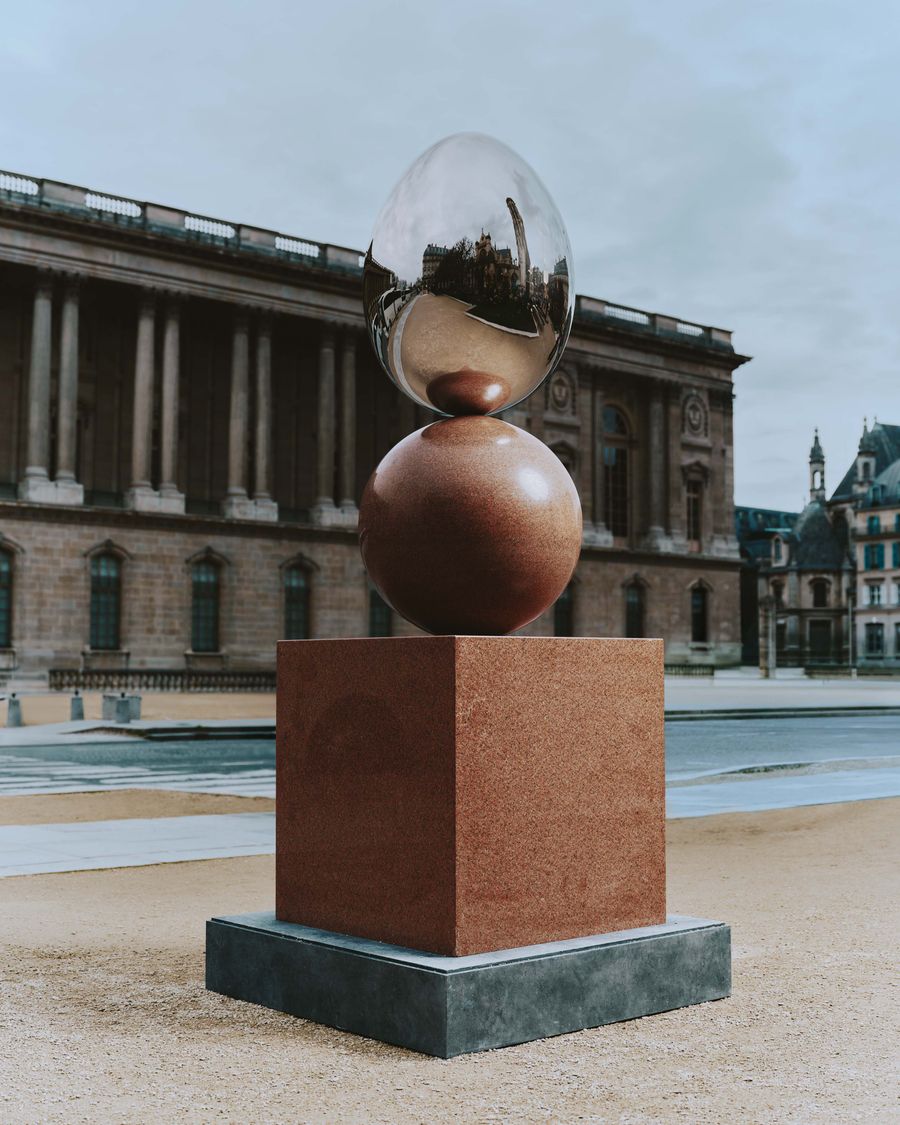 Pilar Zeta's installation at Place du Louvre in Paris