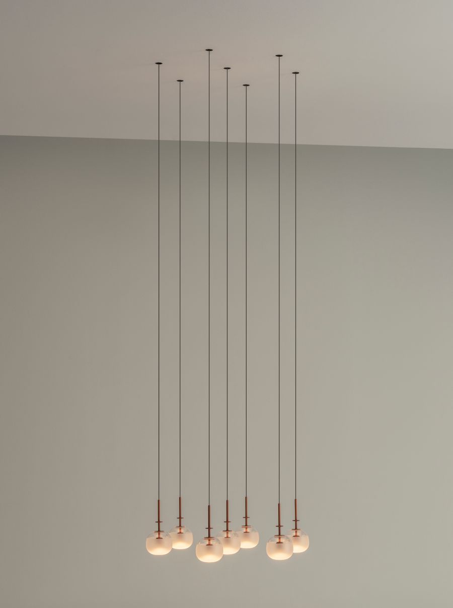 The new installation and connection system for Vibia pendant lamps