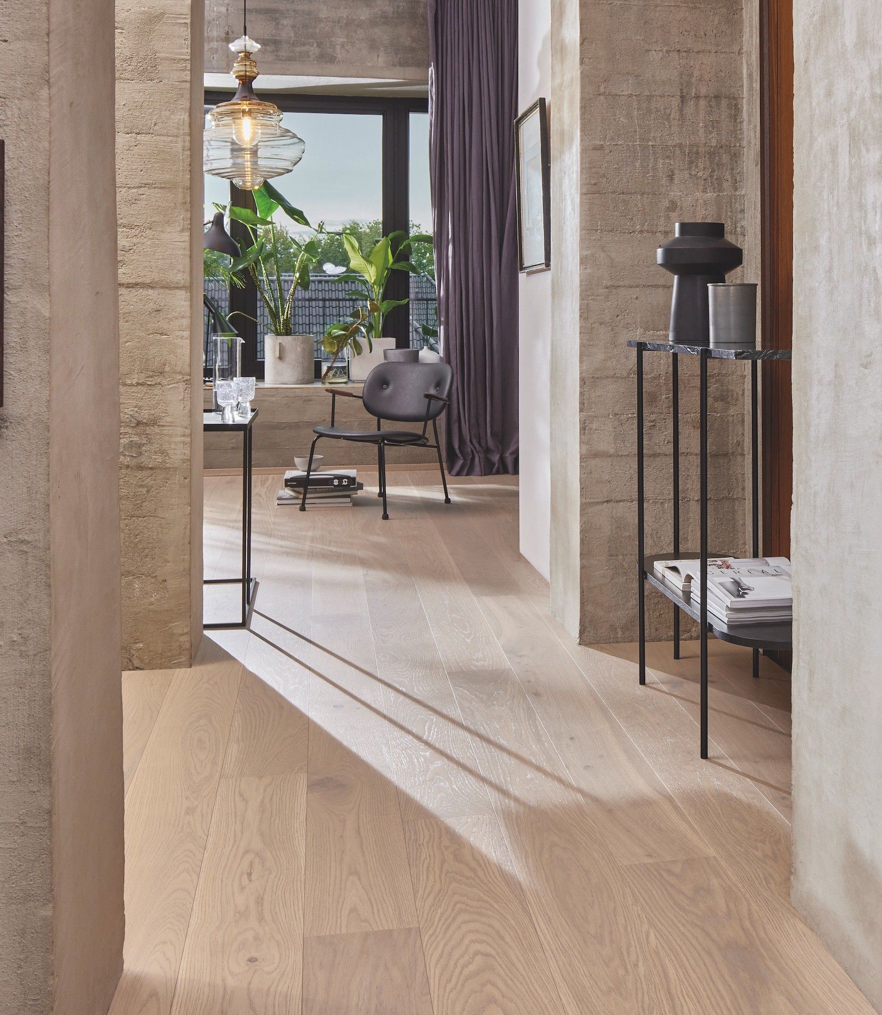 Il parquet Castle di Boen nella nuova colorazione Rovere Fresh White