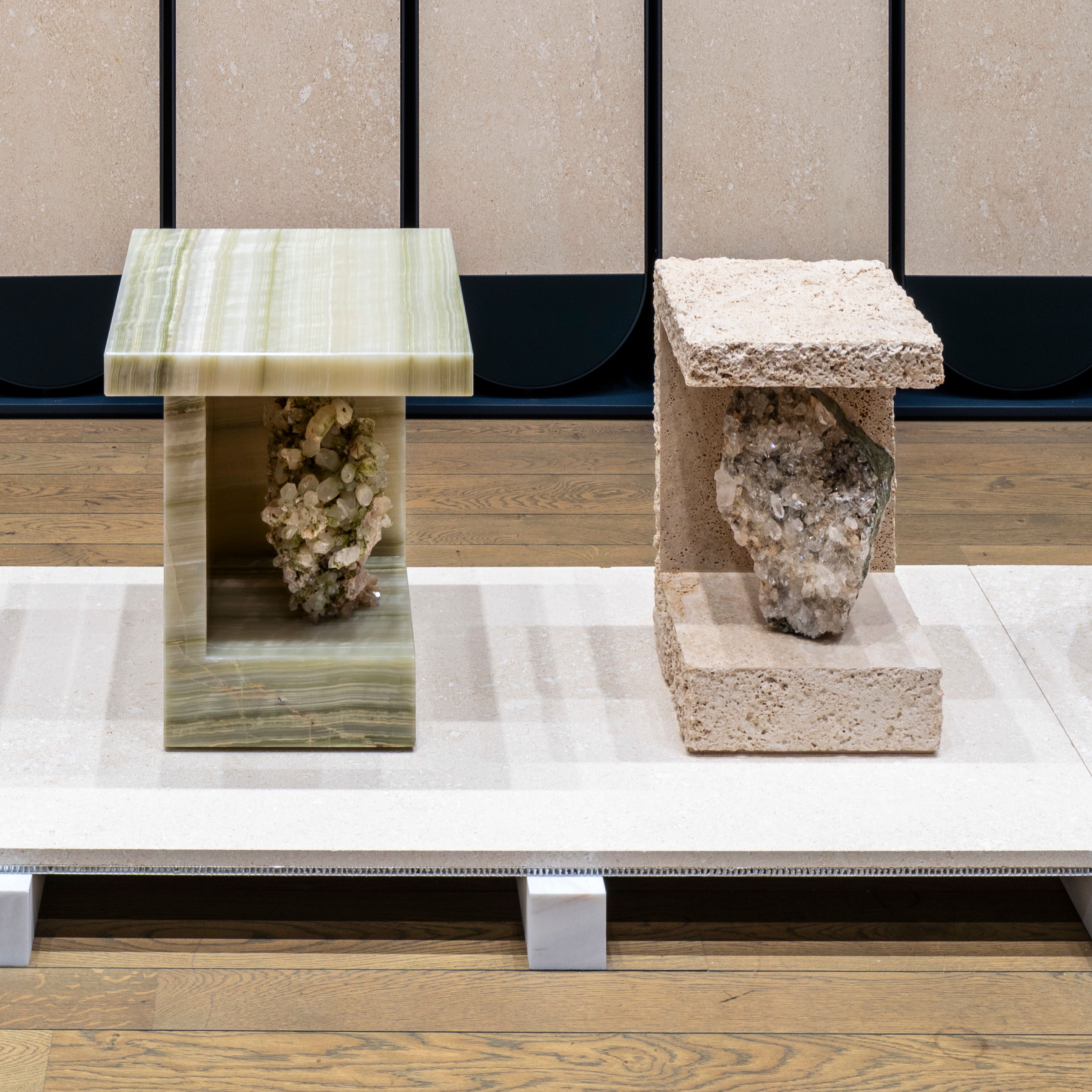 Budri marble furniture designed by Patricia Urquiola at Fuorisalone 2024