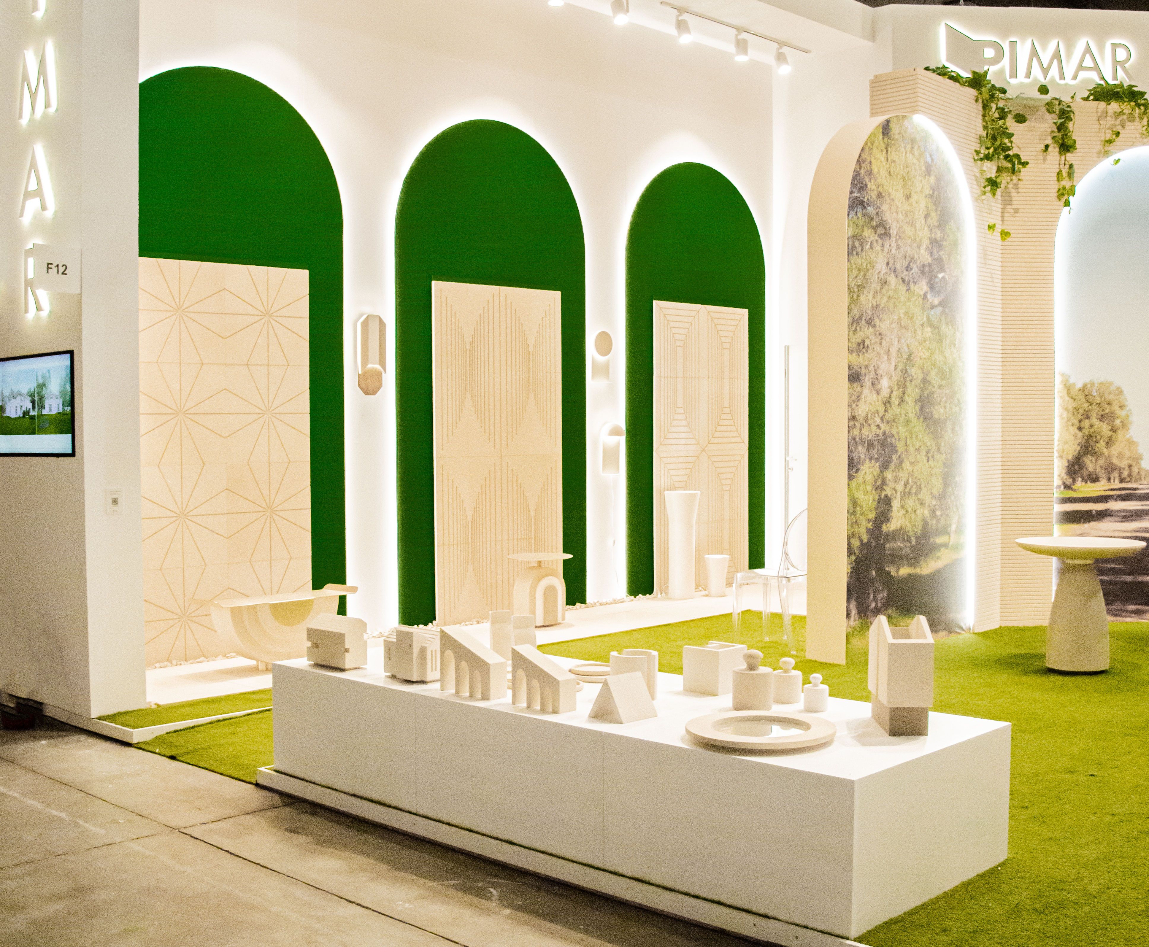 Pimar's Lecce stone at the Salone del Mobile 2023