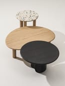 The new Ghia low tables by Arper designed by Studio Altherr Désile Park