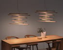 Wood finishes for the Rhythm lamp by Vibia