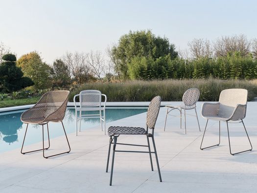 The new outdoor furniture collection by Gervasoni