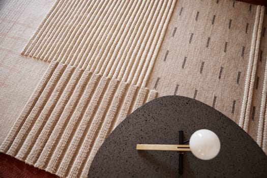 The GAN collection of outdoor poufs and rugs designed by Patricia Urquiola