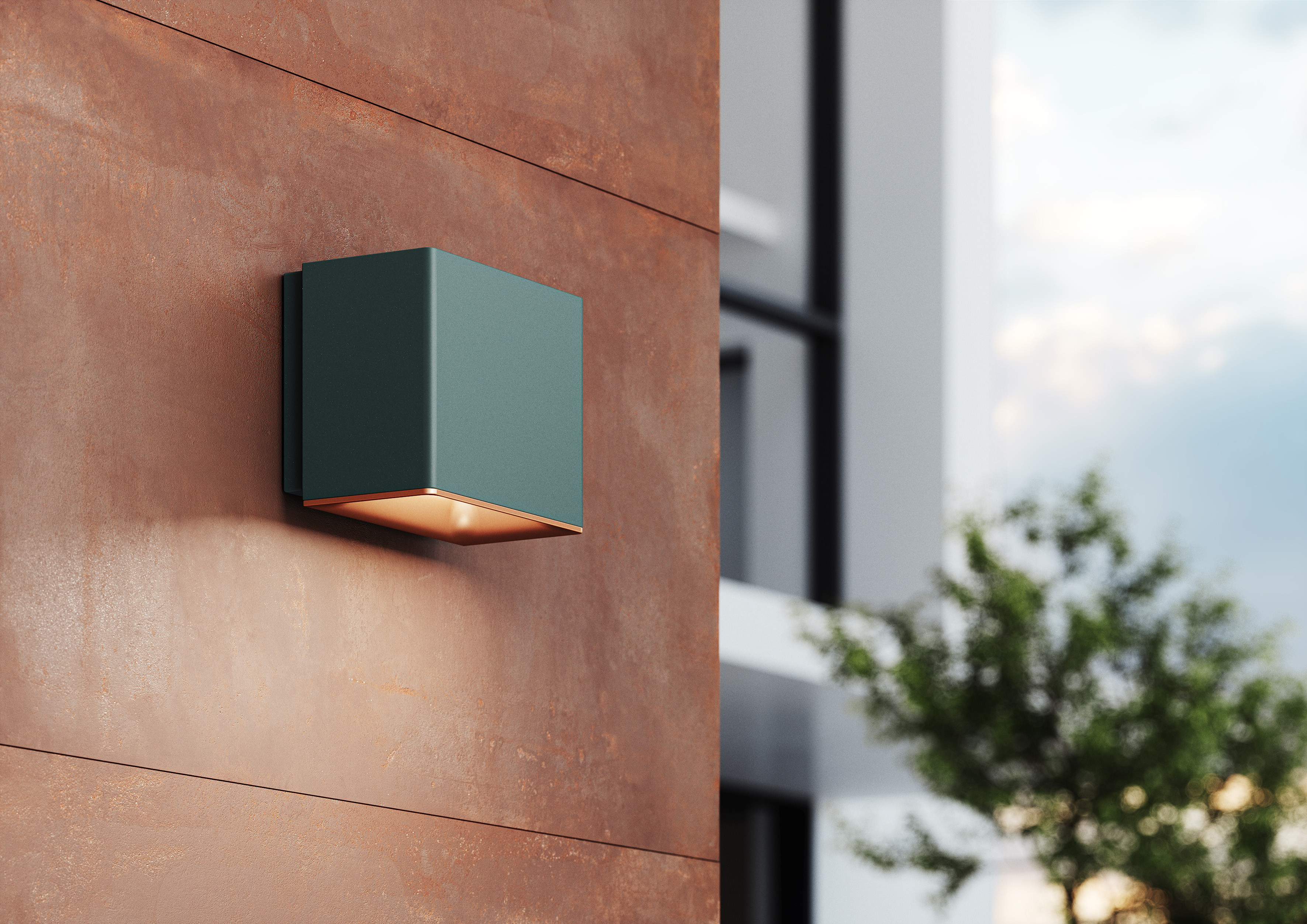 iGuzzini outdoor lamps: wall fixtures and rechargeable lamps