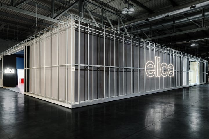 Elica extractor hoods and hobs at Eurocucina 2024
