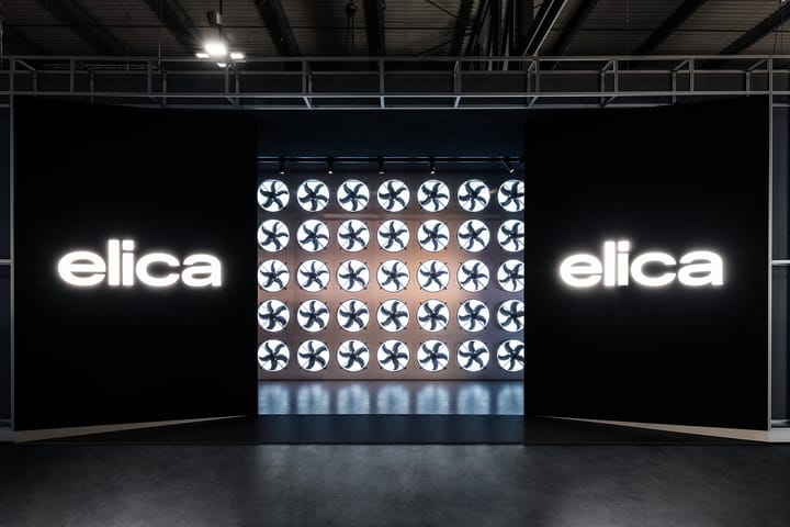 Elica extractor hoods and hobs at Eurocucina 2024
