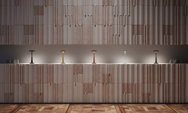 The Buzzi & Buzzi table lamp designed by Michael Vincent Uy