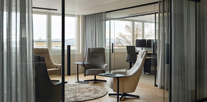 Bene Büromöbel für den Hauptsitz der Schweizer Hyrock AG