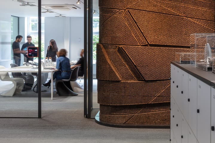 Zaha Hadid Architects and Gencork produce the Thalia wall