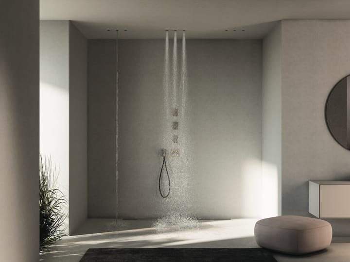The new Fima Carlo Frattini shower system inspired by recessed spotlights