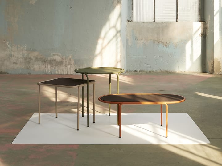 SCAB contract furniture: tables and stools in metal, wood and fabrics