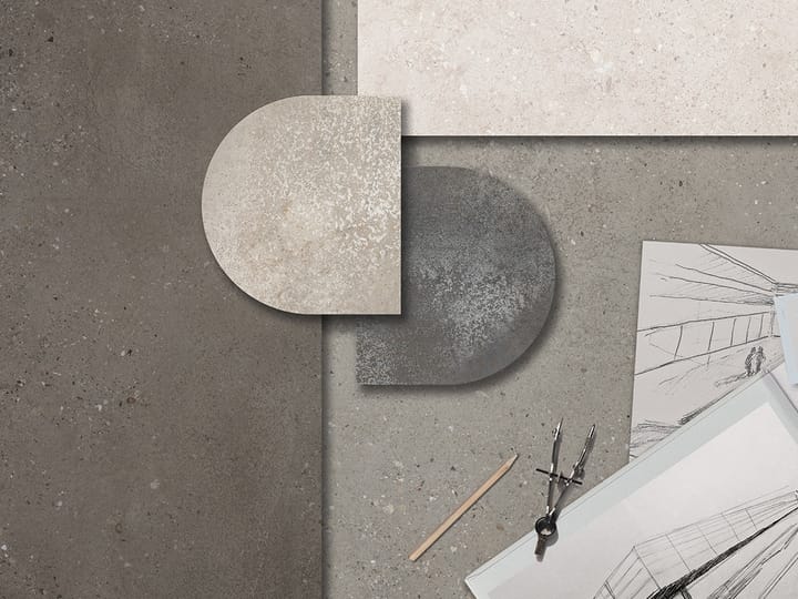 Cement-effect wall tiles by Ceramiche Keope at Cersaie 2023