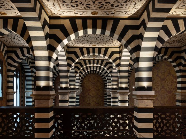 Le lampade L&L Luce&Light al castello Rocchetta Mattei