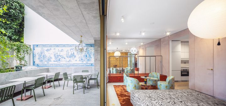 ALPI Sottsass wood finish for the new boutique Aparterre in Bucharest