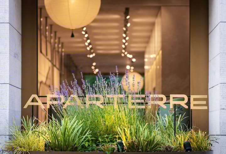 ALPI Sottsass wood finish for the new boutique Aparterre in Bucharest