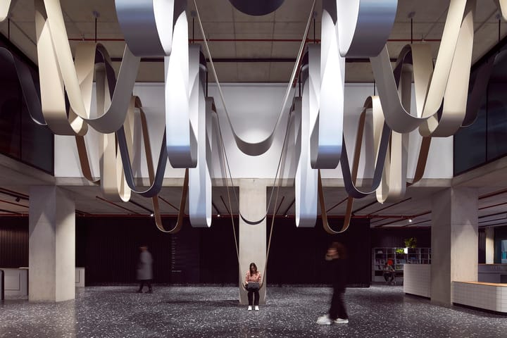 Loop, the installation by Paul Cocksedge Studio in London