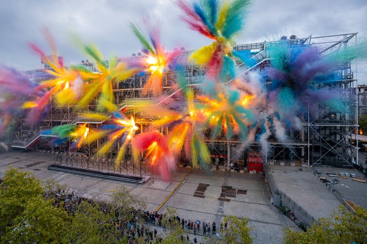 The Centre Pompidou closes until 2030: a fireworks display to bid ...