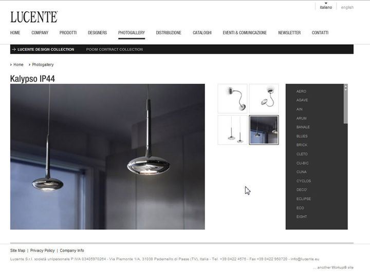 È online il nuovo sito Lucente