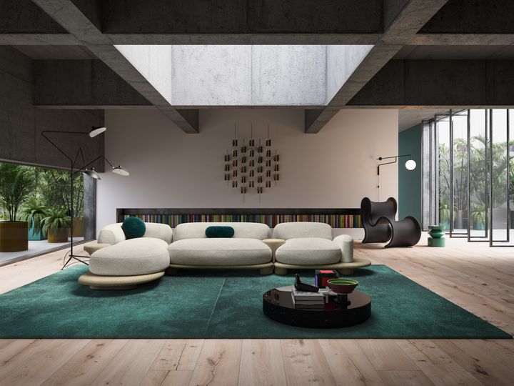 Busnelli icons in new materials and upholstery
