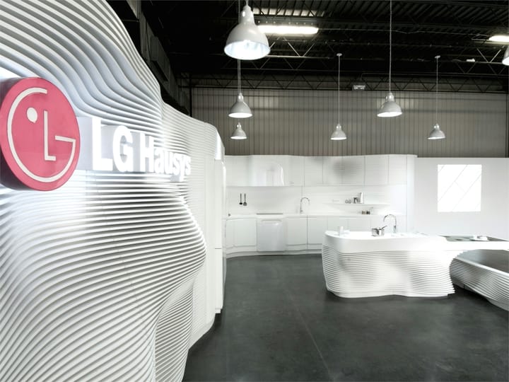 Contemporary Contours for HI-MACS® at 100% Design of London