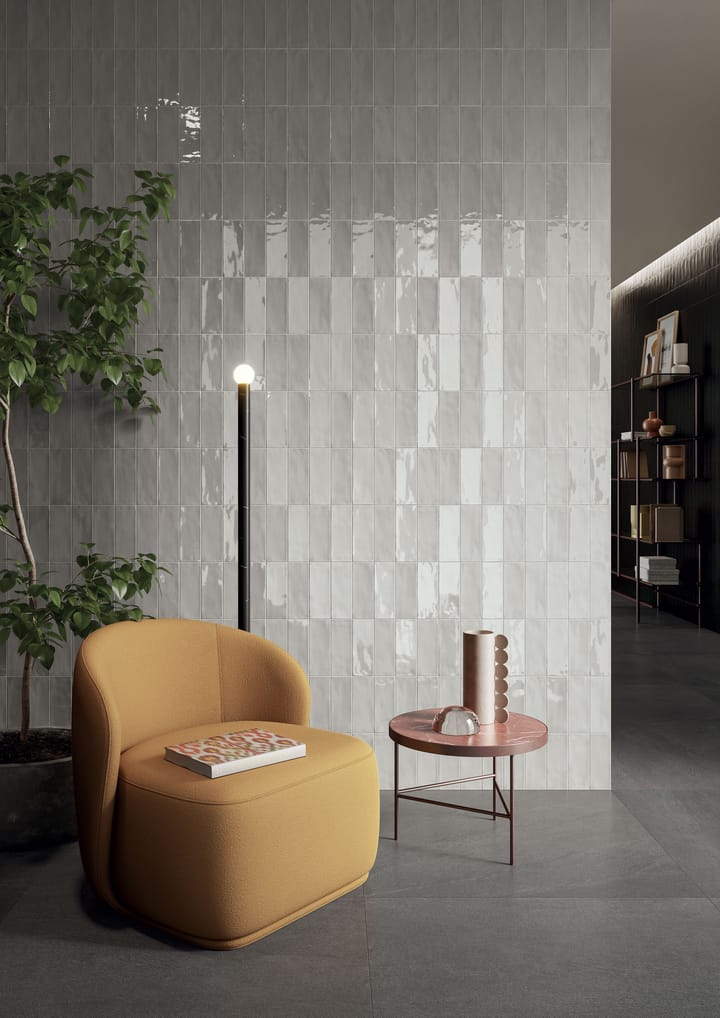Abacus ceramic wall tiles by Ergon on display at Cersaie 2022