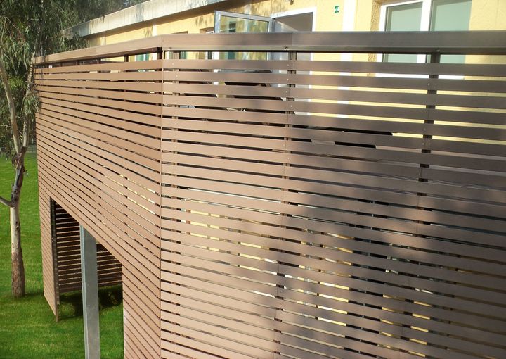 Brise Soleil, Railings and Decking Felli for the new style of Terme San ...