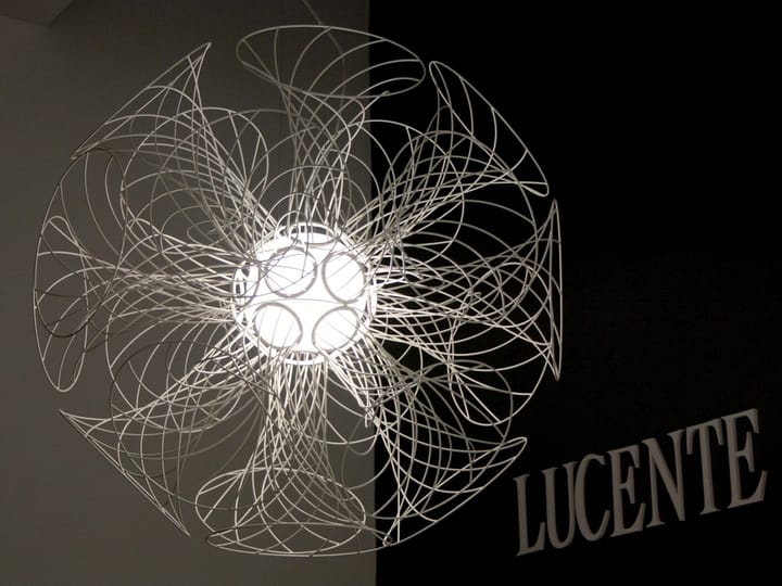 The charm of the light by Lucente at Euroluce 2013