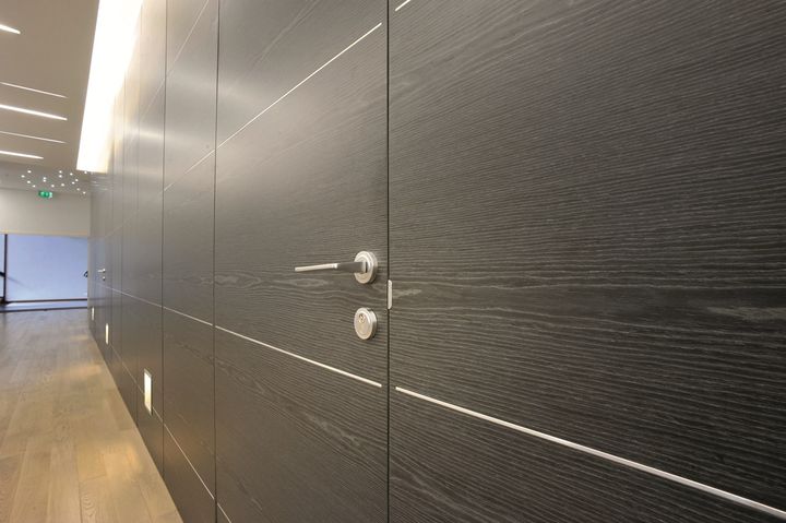 Il sistema Barausse che integra porta e boiserie