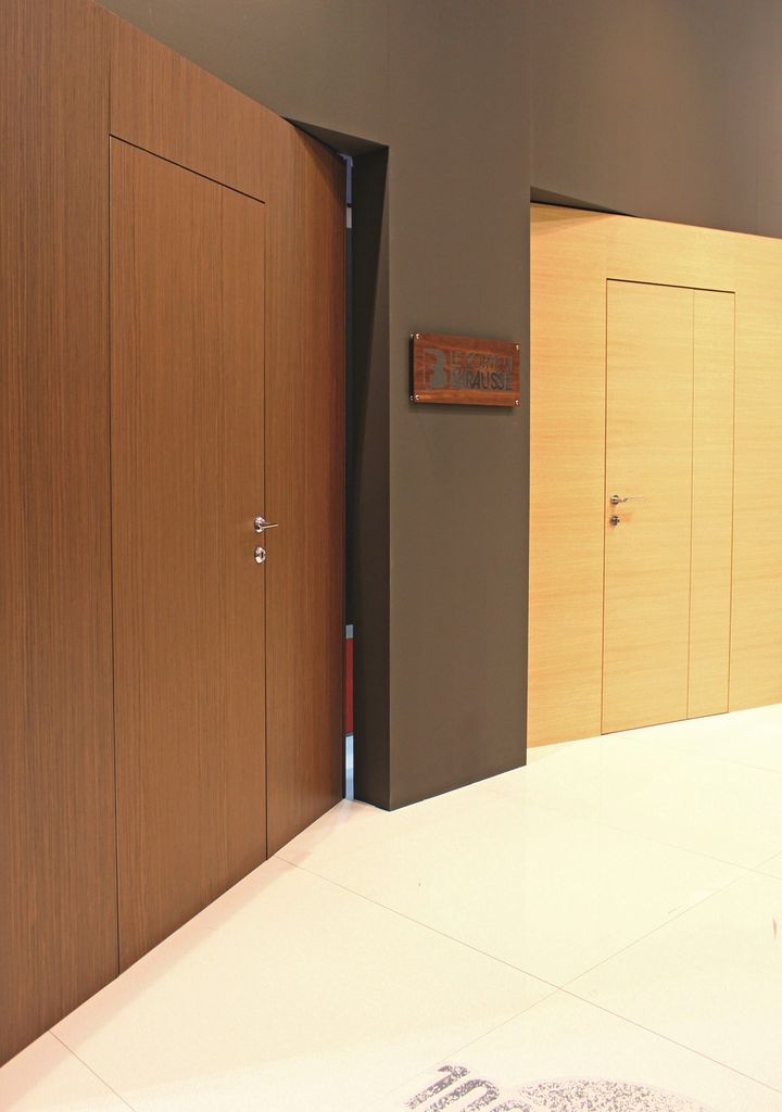 Il sistema Barausse che integra porta e boiserie