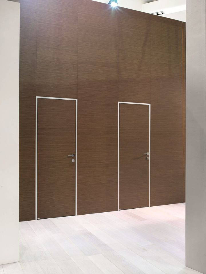 Il sistema Barausse che integra porta e boiserie